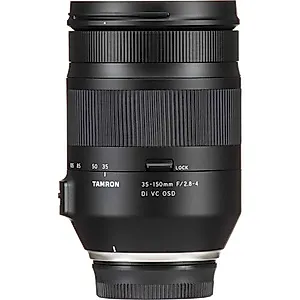 Tamron 35-150mm f/2.8-4 Di VC OSD Lens for Nikon F Includes Cleaning Kit, 32GB Memory Kit, Tripod, and Filter Kits (International Model)