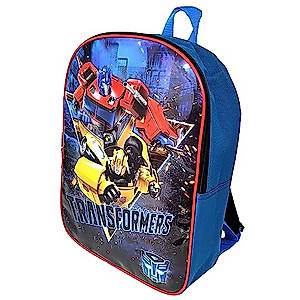 Transformers 15" Backpack Optimus Prime Bumblebee Autobots Boys Kids School Bag