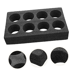 Mobestech Milk Tea Cup Holder Car Table Tray Beverage Takeout Accessory Foam Cup Holder Bike Stand Foam Drink Carrier Holder Trays Outdoor Trash Can Bracket Clip Travel Drinks Pearl Cotton