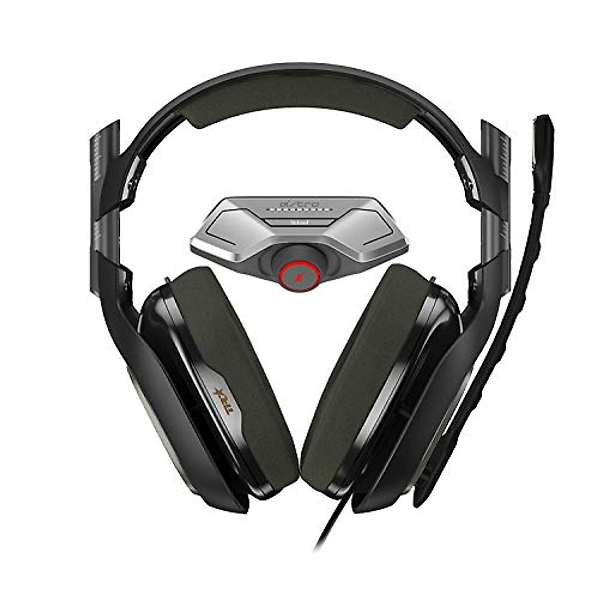ASTRO Gaming A40 TR Headset w/MixAmp M80 for Xbox One, Mod Kit Compatible, Gaming Headset for Xbox One, PC - Bulk Packaging - Black/Olive