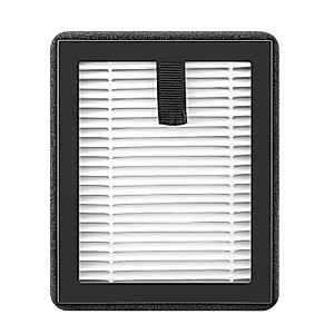 9-Pack PM1220 True HEPA Replacement Filter Compatible with MOOKA and KOIOS PM1220 Compact Desktop Air Purifier，3-in-1 True HEPA Replacement Filters