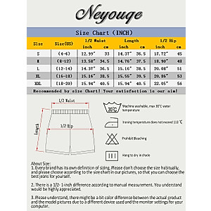 NEYOUQE Women Plus Size Curvy Outfit Dark Blue Jean Shorts with Pockets Womens high Waisted Elastic Waist Workout Biker Athletic Running for Women Casual Summer Ripped Denim Shorts Lounge Cotton XL