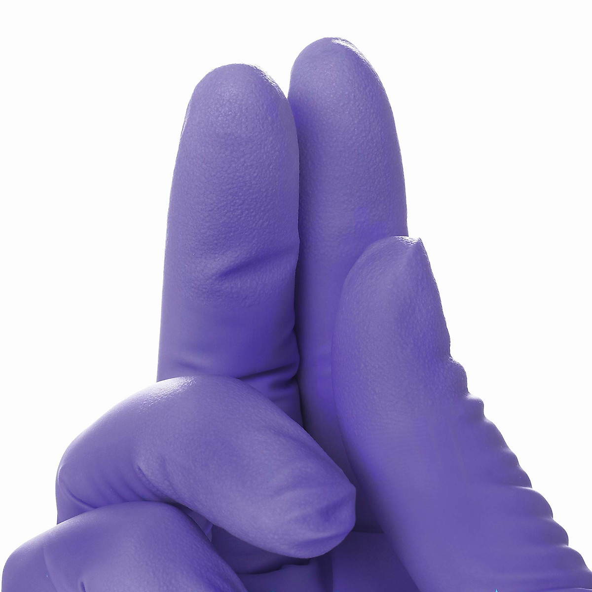 HALYARD Purple Nitrile MAX Exam Gloves, Textured Palm/Fingertips, Powder-Free, 11.8 mil, Extended 16" Cuff, Purple, X-Large, 44995 (Case of 400)