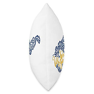 West Virginia Home Love Designs State Pride I Love West Virginia Throw Pillow, 18x18, Multicolor