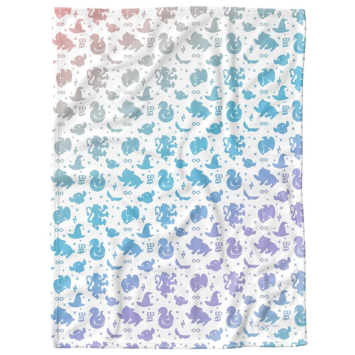 Harry Potter Lightweight Baby Blanket, 30"X40", Cutesy Icons Unisex for Infants Girls & Boys