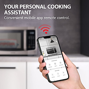 TOSHIBA ML-EM34P(SS) Smart Countertop Microwave, Sensor Reheat, Works With Alexa & Remote Control, Kitchen Essentials, Mute Function&ECO Mode, 1100W, 1.3 Cu Ft, With 12.4" Turntable, Stainless Steel