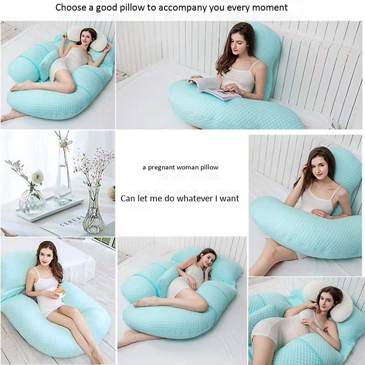 Whole Body Sleep Support Pillow - Neck and Back Pain, The Best Orthopedic Pillow to Restore Support - Green