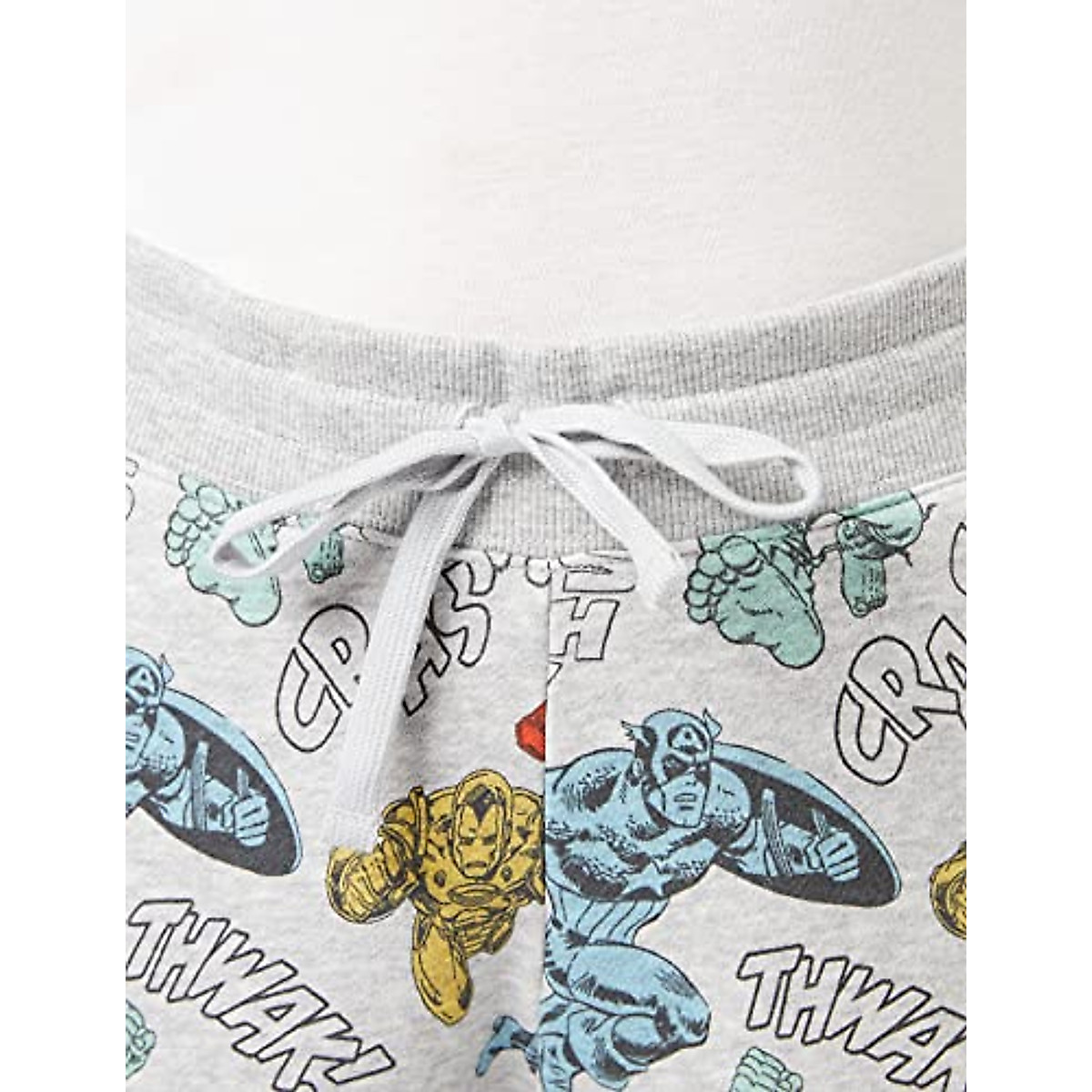 Amazon Essentials Disney | Marvel | Star Wars Women's French Terry Fleece Jogger Sweatpants, Marvel Avengers, Large