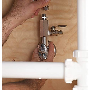 GE Reverse Osmosis System & Under Sink Water Filter | Faucet & Easy Install Kit Included | Premium Filtration Reduces Lead, Chlorine & More | Replace Filters Every 6 Months | GXRM10RBL