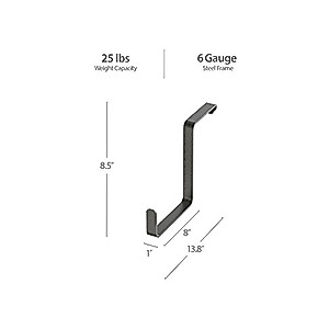 NewAge Products VersaRac Gray 4 Piece Accessory Kit, Garage Overheads, 40191