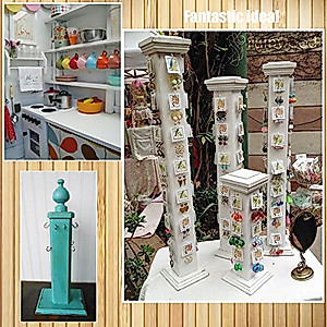 Shells 50PCS Silver Color Zinc Plated 1.28 Inches Metal Cup Hooks Round End Screw Hooks Self-tapping Screws Hooks