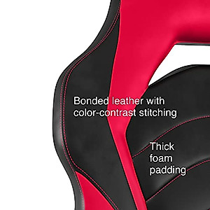 STAPLES 2710774 Gaming Chair Black and Red