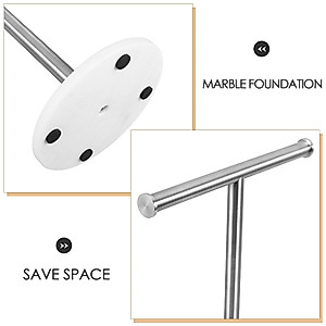 Ciieeo T-Shape Hand Towel Holder, Standing Towel Rack T-Shaped Towel Storage Stand Kitchen Countertop Towel Holder