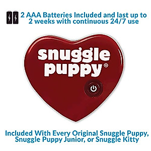 SmartPetLove Original Snuggle Kitty Heartbeat Stuffed Toy for Cats by Snuggle Puppy. Pet Anxiety Relief and Calming Aid in Tan Tiger, for All Breed Sizes.