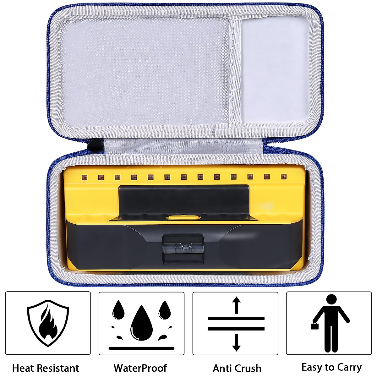 Khanka Hard Travel Case Replacement for Franklin Sensors ProSensor 710 710+ T11 T13 Professional Stud Finder (Blue)