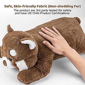 Fryser Weighted Stuffed Animals 5 lbs Weighted Plush Toy 5 Pounds Weighted Stuffed Toys for Children Kids Adults, Weighted Unicorn Plush Animal Throw Pillow Dolls for Cuddle Comfort, 27 inches