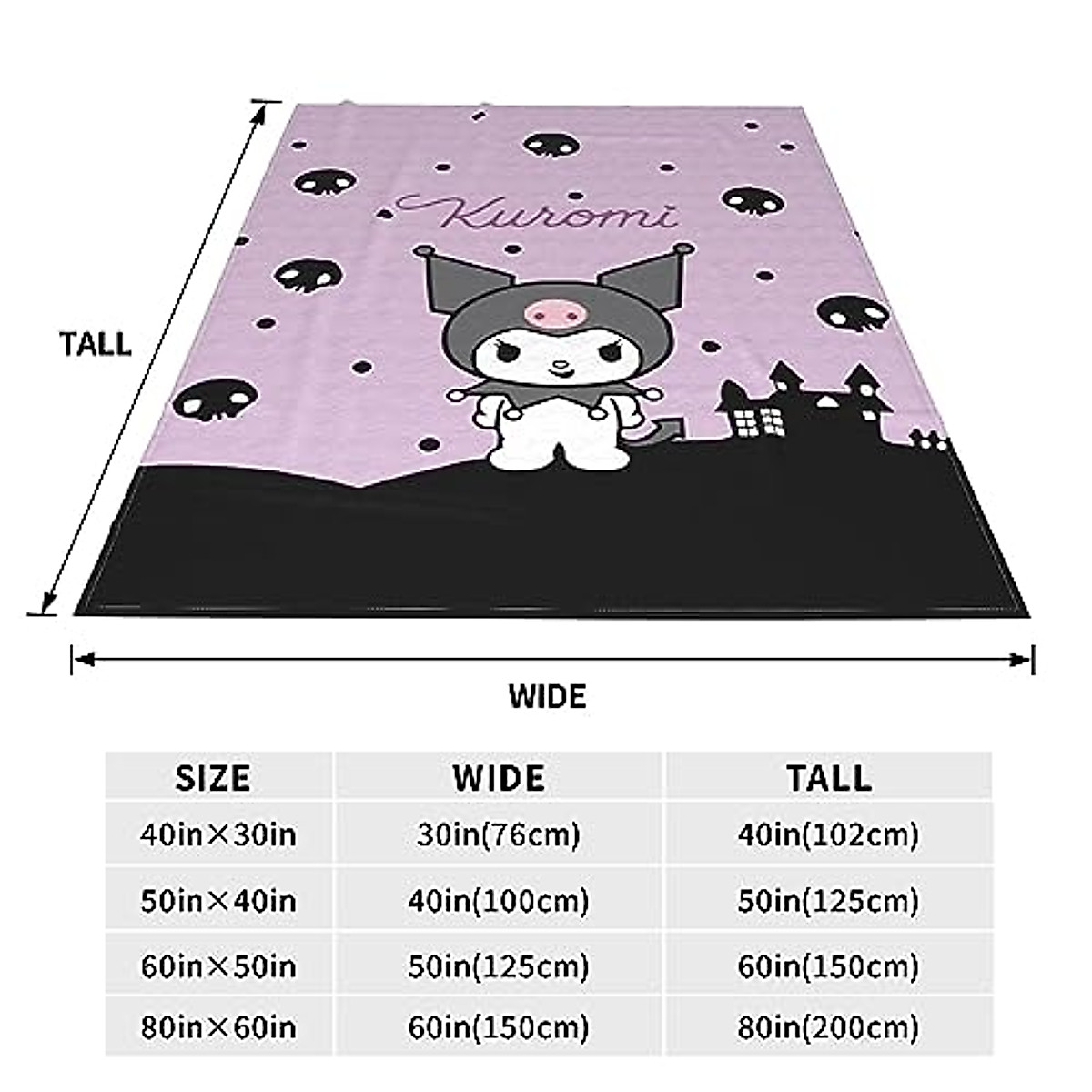 Cute Super Soft Blanket All Season Flannel Fleece Blanket for Kids Adult Sofa Bedding Living Room Decor 50"X40"