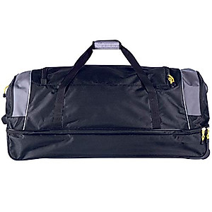 TPRC Sierra Madre II Upright Rolling Duffel Bag, Black/Gray, 36-Inch