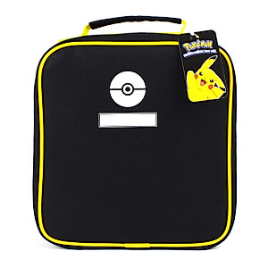 Pokemon Lunch Bag 5 Piece (Food Bag Water Bottle 3 Snack Pots) One Size