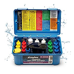 TAYLOR TECHNOLOGIES INC K-2006 TEST KIT COMP CHLORINE FAS-DPD