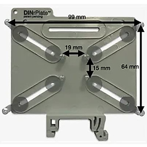 DIN Rail Mount for SBC, PCB & SSD