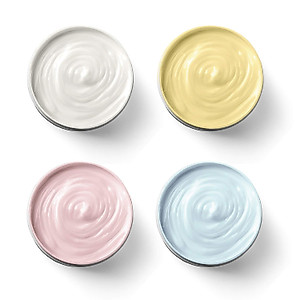 SATINIOR 24 Pieces Empty Clear Plastic Jars with Lids Round Storage Containers Wide-Mouth for Beauty Product Cosmetic Cream Lotion Liquid Butter Craft and Food (Transparent Lid, 3 oz)