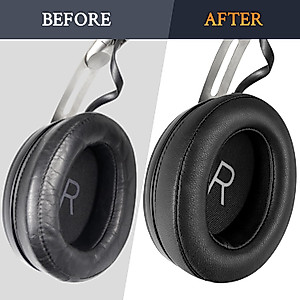 SOULWIT Lambskin Earpads Replacement for Sennheiser Momentum 3 Wireless Noise Cancelling Over/Around-Ear Headphones, Ear Pads Cushions with Soft Noise Isolation Memory Foam