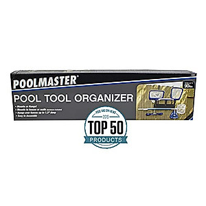 Poolmaster Swimming Pool Maintenance Tool Organizer, Black