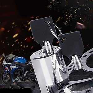 Disc Brake Lock,Motorcycle Disc Lock, Anti Theft Motorbike Security Wheel Disk Lock