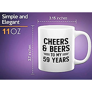 49 Birthday Gift Shot Glass 1.5oz Cheers Beers 49 Years - Gift for 49 Year Old Lady Gifts for Dad Papa Vintage Beer Day Brew Turning Old