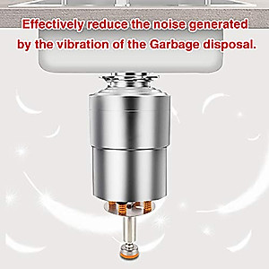 TYESTAND KT-4 Garbage Disposal Shock Absorber support brackets Noise Reduction installation kit (5.51-7.87 inches （14-20cm）)