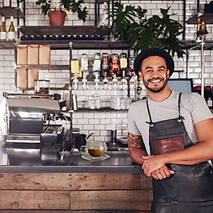 PRTECY Glass Espresso Cups with Saucers and Spoons Set of 2, 5.07/8.45 oz Double Wall Insulated Glass Coffee/Tea Cups Drinking Demitasse Mugs for Cappuccino Latte Tea and More Beverage