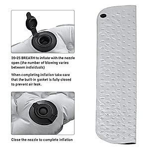 ATEPA Ultralight Sleeping Pad - Waterproof and Durable Camping Mat Sleeping Mat for Comfortable Camping, Hiking, and Backpacking | Compact Air Mattress for Travel and Outdoor Trips