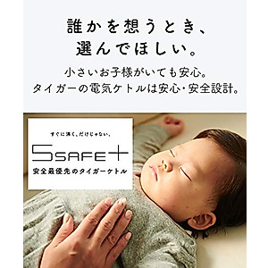 Tiger Electric Kettle 600ml White Wakuko PCF-G060-W Tiger