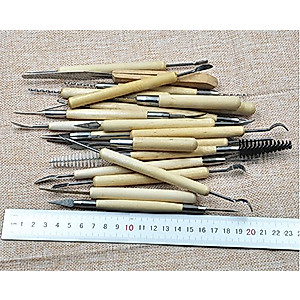 Woomartt Pro Pumpkin Carving Tools- Halloween Sculpting Kit with 22 Double Sided Pieces and Storage Bag for Jack-O-Lanterns and More