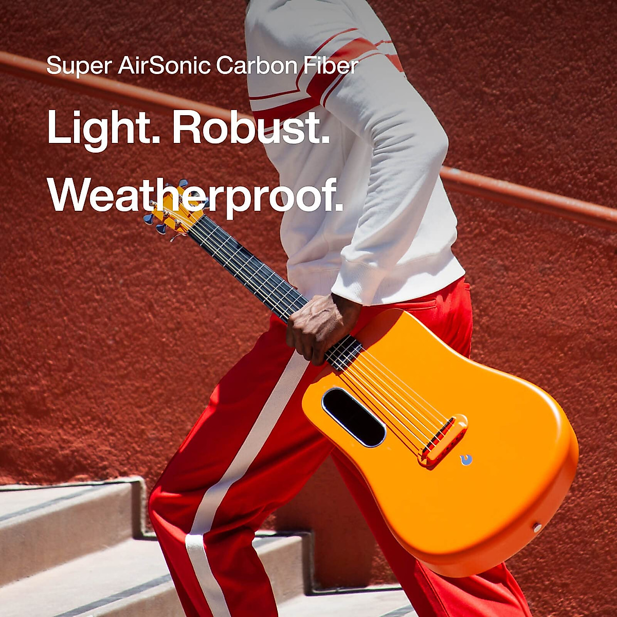 LAVA ME 2 Acoustic-Electric Carbon Fiber Guitar w/Effects, Super AirSonic 36'' Black