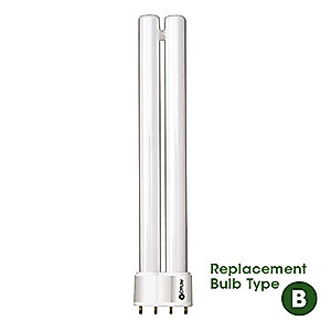 OttLite Standing Floor Lamp with Adjustable Neck, Pivoting Shade Multiuse Lamp - 36w Compact Fluorescent Lamp for Bright Natural Daylight - Modern Home Decor, for Living Room, Reading, Dorm & Office