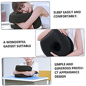 Garneck Nap Pillow Travel Sleep Pillow Memory Foam Travel Pillow Head Lap Pillow Neck Sleep Pillow Arm Support Pillow Nap Travel Pillow Office Space Memory Foam Table Pillow Adjustable