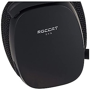 ROCCAT Syn Pro Air - Wireless 3D Audio Surround Sound Lightweight PC Gaming Headset with AIMO RGB Lighting and All-day Battery Life - Black