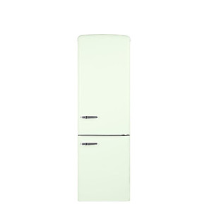 FORTÉ F12BFRES450RGN Retro Refrigerator with Freezer 24 inch 450 Series, 11.65 cu. ft. Capacity, Adjustable Glass Shelves, Crisper Drawer, LED Lighting, Egg Tray, Energy Star, Open Door Alarm, Green