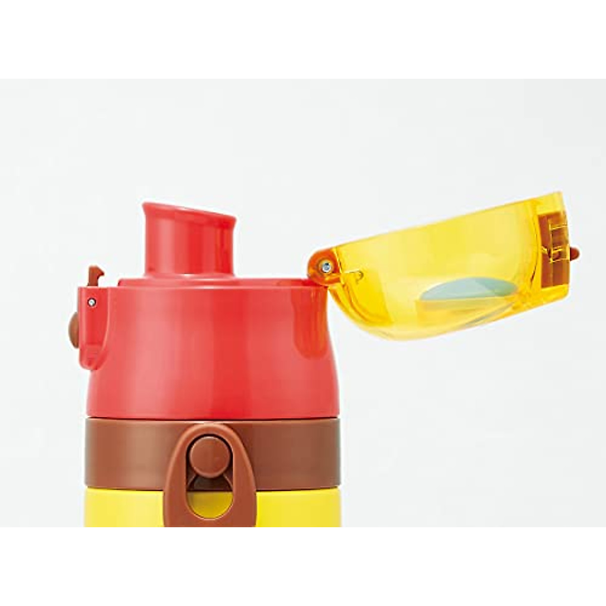 Skater SKDC4-A Children's 2-Way Stainless Steel Water Bottle with Cup, Pikachu, 21 Face, Pokemon, 15.2 fl oz (430 ml)