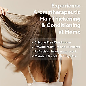 AROMATICA B5+ Biotin Fortifying Conditioner 13.53 oz / 400 ml – Intensive Nutritional Care for Weak, Thin Hair – Alleviates Hair Loss and Prompts Hair Growth - Free from Sulfate, Silicone, and Paraben