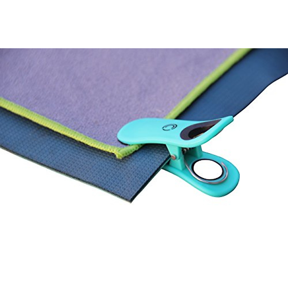 Beach Towel Clips for Pool Chairs, Beach Chairs and Cruise Ship are Vacation Essentials - 3” No Rust Stainless Steel, Premium Durability and Unmatched Quality Keeps Towel From Blowing Away (Turquoise)