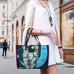 Womens Handbag Planet Leather Tote Bag Top Handle Satchel Bags For Lady