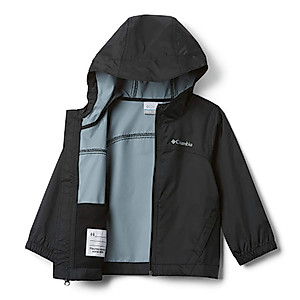 Columbia Toddler Boys Glennaker Rain Jacket, Black, 3T