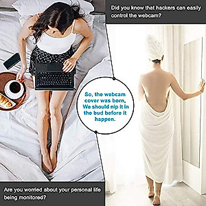 Lyzeous 3 Camera Protective Covers Camera Lens Dust Cover Webcam Protective Cover Protects Privacy and Security