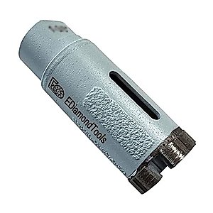 1-3/4" High Performance Diamond Core Bit for Natural/Engineered Stones, 2" Drilling Depth, Vacuum-Brazed Side Protection, 5/8"-11 Threaded Arbor
