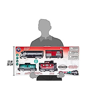 Lionel New York Central Ready-to-Play Set, Battery Powered Model Train Set with Remote