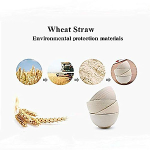 Wheat Straw Dinnerware Sets (16pcs) Beige-Unbreakable Microwave Safe-Lightweight Bowls, Cups, Plates Set-Reusable, Eco Friendly,Dishwasher Safe,Wheat Straw Plates,Wheat Straw Bowls, Cereal Bowls