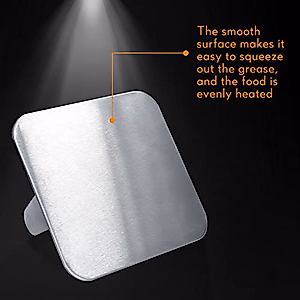 AOKLANT Stainless Steel Hamburger Press, Grill Press. Suitable for Grills, bakeware and Pans. No Rust, Easy to Clean